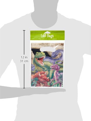 Creative Converting Dino Blast 8 Count Party Favor Loot Bags