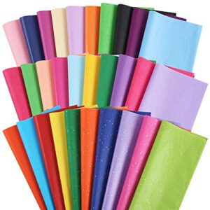 150sheets wrapping tissue paper, tissue paper gift wrap colors of rainbow gift tissue paper for gift bags, 30 colors