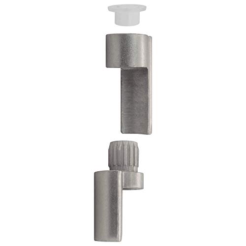 Nuk3y Door Saver 3 III Hinge Pin Stop for Residential Doors Fits All 3" to 4-1/2" Hinges (Satin Nickel)