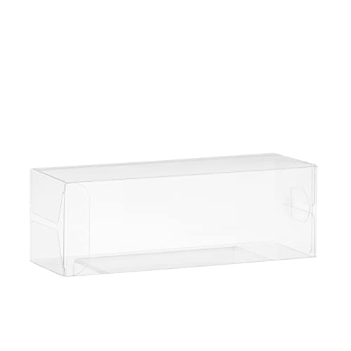 Juvale Clear Candy Gift Box, Transparent Boxes for Party Favors (2 x 2 x 6 In, 50 Pack)