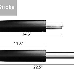 DOZYANT 8" Long Stroke Office Chair Gas Lift Cylinder Replacement,Hydraulic Pneumatic Shock Piston Heavy Duty (450 lbs) for Tall Person Universal Size Fits Most Executive Chairs, Highest End Class 4