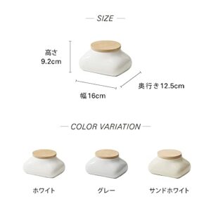 ideaco (イデアコ) Wet Sheet Case, 幅16×奥行9.2×高さ12.5cm, wht