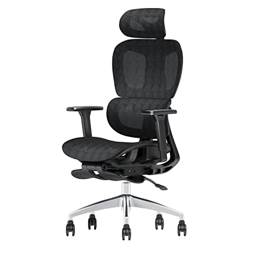 PatioMage Ergonomic Mesh Office Chair with 3D Adjustable Armrest,High Back Desk Computer Chair Ergo3d Ergonomic Office Chair with Wheels for Home & Office