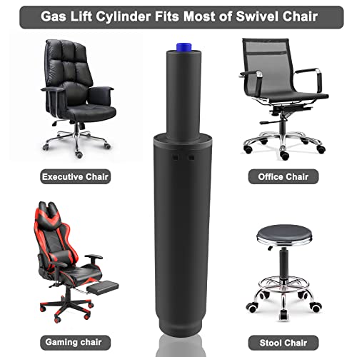 MySit 5.5" Office Chair Gas Lift Cylinder Replacement Parts, Heavy Duty 450lbs Long Stroke Hydraulic Pneumatic Shock Piston Universal Size Fits Most Executive Chairs, Gaming Chair, Class 4