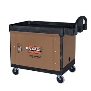 knaack ca-01 cart armour secured storage for rubbermaid cart #4520-88