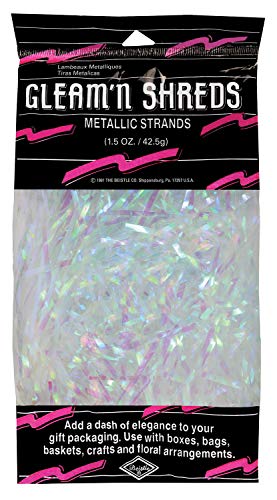 Gleam 'N Shreds Metallic Strands (opalescent) Party Accessory (1 count) (1.5 Ozs/Pkg)