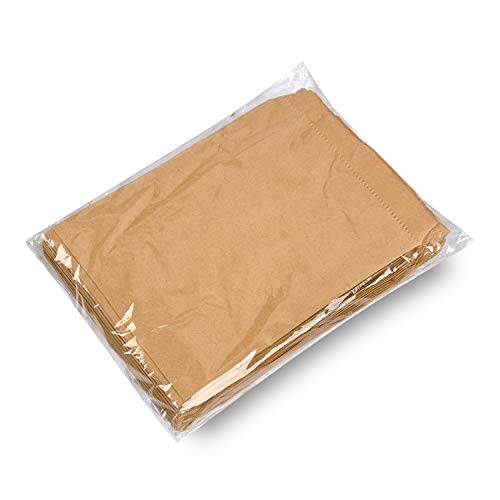 EONJOE 100-pack Kraft Paper treat Bags Flat favor bag for Sandwich Snacks Cookie Popcorn Party Small Gift bag (Brown, 3''x5'')