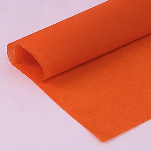 AZOWA Gift Tissue Paper Wrapping Tissue Paper for Gift Bags(20x29 In,Orange,120 Sheets)