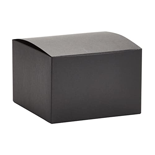 Juvale 30 Pack Black 6x6x4 Gift Boxes with Lids for Presents, Birthday Themed Party Favors, Groomsmen, Bridesmaid Proposal