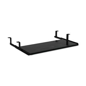 alera ale valencia series underdesk keyboard/mouse shelf, 28w x 12d, black