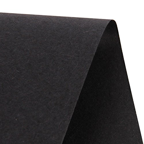 RUSPEPA Black Kraft Paper Roll - 24 inches x 100 feet - Recyclable Paper Perfect for for Crafts, Art, Wrapping, Packing, Postal, Shipping, Dunnage & Parcel