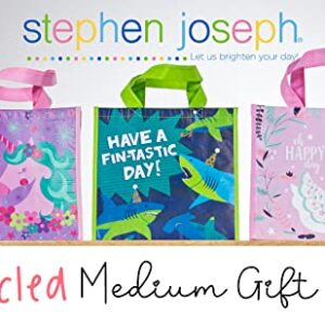 Stephen Joseph, Medium Recycled Gifts Bags, Gift Bag with Handles, Kids Gifts Bag, Reusable Gift Bag, Birthday Party Gift Bag, Shopping Bag