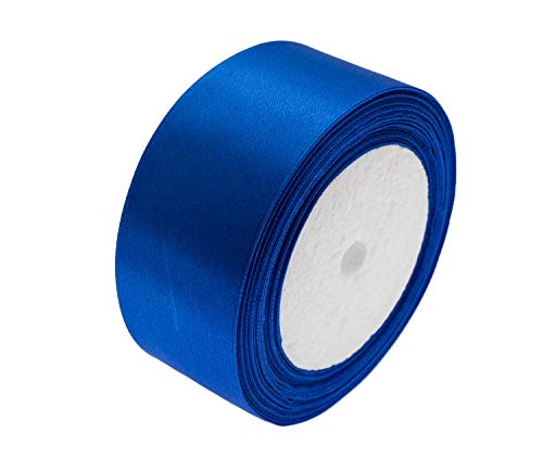 ATRBB 25 Yards 1-1/2 inch Wide Satin Ribbon Perfect for Wedding,Handmade Bows and Gift Wrapping(Royal Blue)