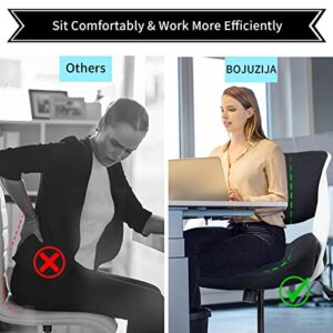 Tall Office Chair,Drafting Chair,Ergonomic Office Computer Desk Chair,Lumbar Support& Waist Support Function for Office &Home - Black