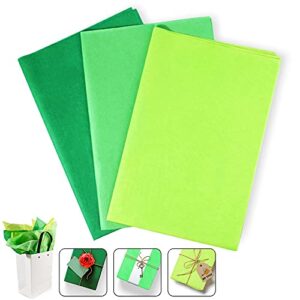 mr five assorted green tissue paper bulk,29.5″x 19.6″,green tissue paper for gift bags,30 sheets gift wrapping tissue paper,crafts and diy,gift wrapping paper for easter wedding holiday, 3 colors