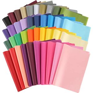 koogel 320pcs tissue paper gift wrap, 40 assorted colors craft tissue paper bulk gift tissue paper bulk tissue paper for gift bags box gift wrapping crafts project wedding birthday party favors pompom confetti art diy craft