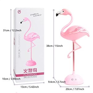 Fantasee Flamingo Desk Lamp USB Bedside Table Lamp Nursery Night Light Touch Dimmable for Child Kids Students Bedroom Living Room Dorm Reading Birthday Party Gift (Pink Flamingo)