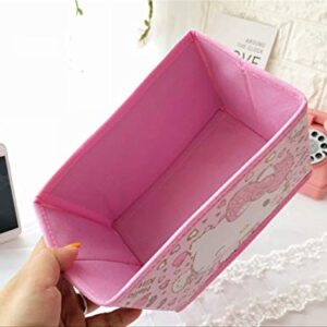 Kerr's Choice Collapsible Storage Bin Melody Foldable Baskets | Kawaii Office Desk Room Decoration Cute Room Decor