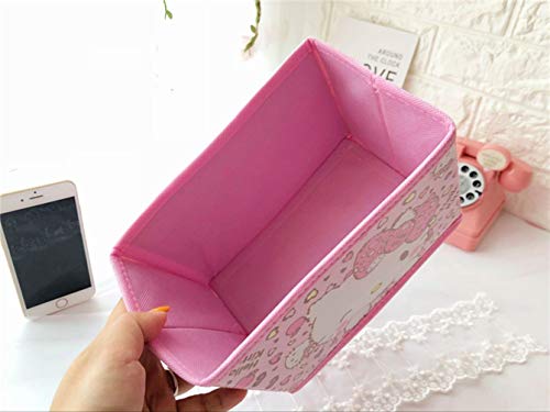 Kerr's Choice Collapsible Storage Bin Melody Foldable Baskets | Kawaii Office Desk Room Decoration Cute Room Decor