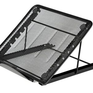 Youdepot Computer Stand,Laptop Stand for Desk Mesh Ventilated Adjustable Laptop Stand for Laptop / iPad / Tablet and More (Black)