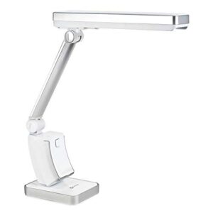 ottlite 13w slimline desk lamp – home, office, bedroom, or reading (white)