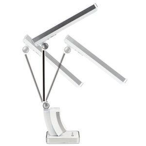 OttLite 13W Slimline Desk Lamp - Home, Office, Bedroom, or Reading (White)