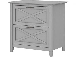 bush key west 2 drawer lateral file cabinet, cape cod gray