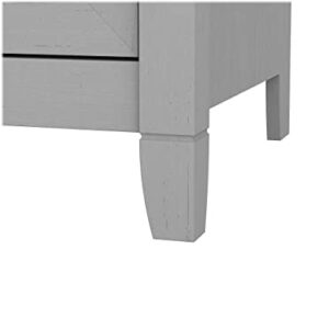 Bush Key West 2 Drawer Lateral File Cabinet, Cape Cod Gray