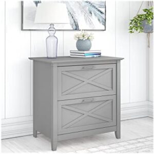 Bush Key West 2 Drawer Lateral File Cabinet, Cape Cod Gray