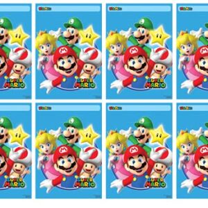 Super Mario Brothers Plastic Loot Bags | 8 ct.