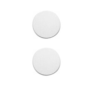 4 Wall Protector Door Knob Prevent Drywall Holes Dings White 3 1/4" Round Shield