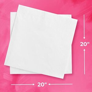 White Tissue Paper for Gift Bags Bulk,20 x 20 inch Sheets, 100 Sheets, Gift Tissue Paper for Packaging,White Tissue Paper Bulk Pack , Wrapping Tissue Paper,100 Sheets of 20" X 20" White Tissue Paper