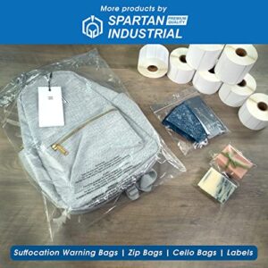 SPARTAN INDUSTRIAL Polypropylene Cello Bags (Small) - 1000 Pack (5" X 7")