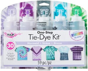 tulip fabric dye 37934 fdy lg mermaid 5-color 4oz kit, detailed