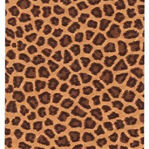 100 Pack Leopard Design Kraft Paper Bags, 4 x 6, Good for Candy, Cookies, Arts Crafts Items, Party Favor, Sandwich, Jewelry Merchandise