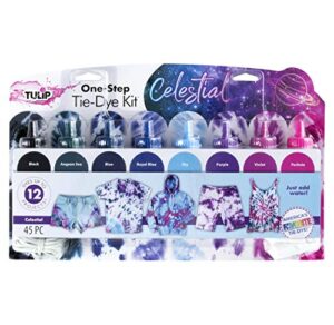 tulip one-step tie-dye kit one-step 8 color kit tie dye, celestial