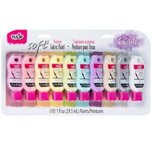 tulip fabric paint, 1 fl oz (pack of 10), pastels