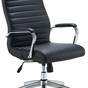 Staples 24328572 Bentura Bonded Leather Managers Chair Black (53234)