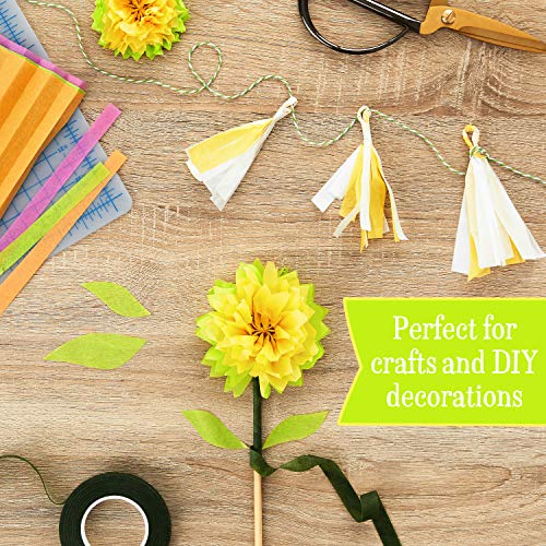 Hallmark Bulk Tissue Paper for Gift Wrapping (Classic Rainbow, 8 Colors) 120 Sheets for Easter, Mothers Day, Birthdays, Gift Wrap, Crafts, DIY Paper Flowers, Tassel Garland and More