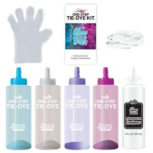 Tulip Glow in The Dark Cosmic 4-Color Tie-Dye Kit with Glow Mix