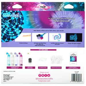 Tulip Glow in The Dark Cosmic 4-Color Tie-Dye Kit with Glow Mix