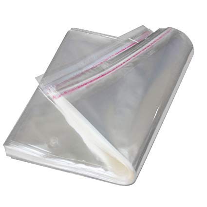 15” x 20” Clear Cellophane Bags Resealable Plastic OPP Bags Self Seal Poly Bags for Apparel,Party Wedding Gift Bags (15X20 inch(100Pcs)