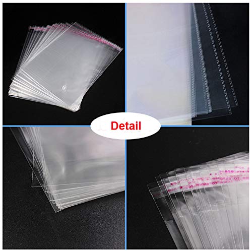 15” x 20” Clear Cellophane Bags Resealable Plastic OPP Bags Self Seal Poly Bags for Apparel,Party Wedding Gift Bags (15X20 inch(100Pcs)