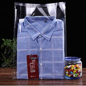 15” x 20” Clear Cellophane Bags Resealable Plastic OPP Bags Self Seal Poly Bags for Apparel,Party Wedding Gift Bags (15X20 inch(100Pcs)