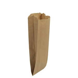 general lqpint500 pint paper liquor bag, 35lb kraft, standard 3 3/4 x 2 1/4 x 11 1/4, 500 bags