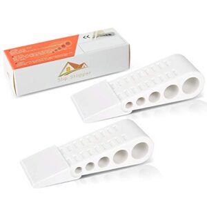 slipstopper door stoppers, anti-slip rubber door stop with holder, door stops for bottom of door, works on all floor types