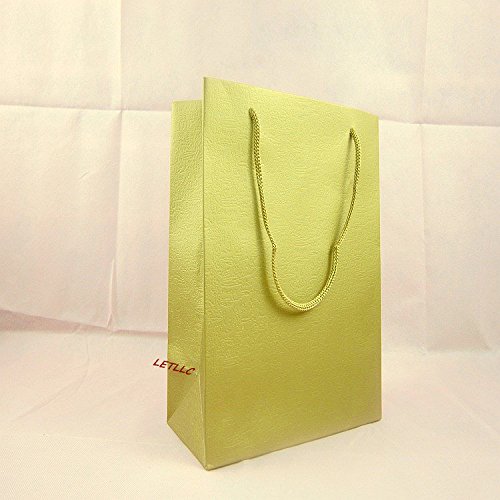 Heavy Duty Gift Bag Paper Cardboard Red Gold Silver Christmas Gift Clothing Wedding Kids Party Medium 10" x 8.5" x 4" (L x W x D) (3 Pack)