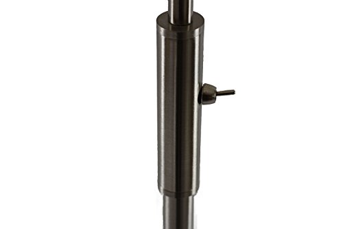 daylight24 402071-15, FOCUS Adjustable Beam LED Floor Lamp, Nickel