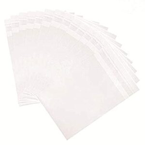 4 x 5-inch crystal clear resealable cello cellophane bags for candy cookies cards gifts crafts, pack of 100