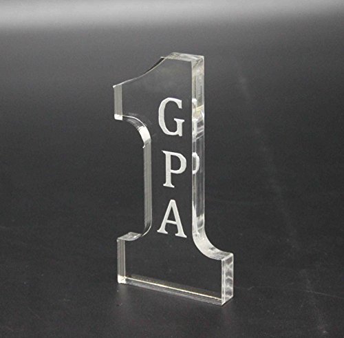 FixtureDisplays® 2.16"W x 4.3"H x 0.4"D Number 1 Grandpa Tabletop Gift 11617-GPA